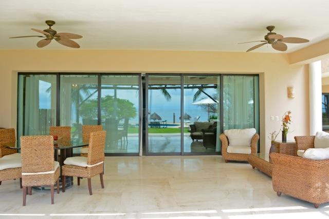 Hacienda de Mita Beachfront Ground Level is a four bedroom Punta Mita villa